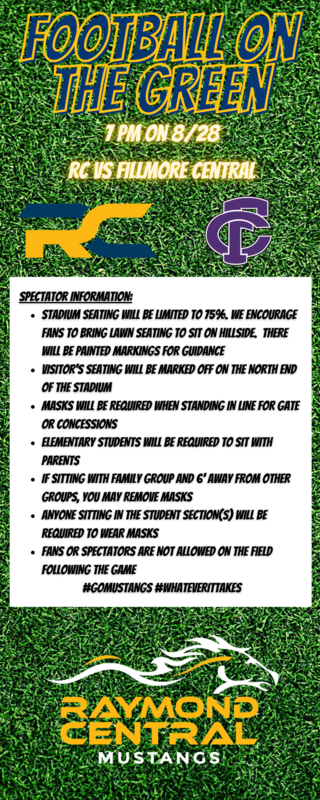 Football @ Raymond Central | Fillmore Central Public Schools